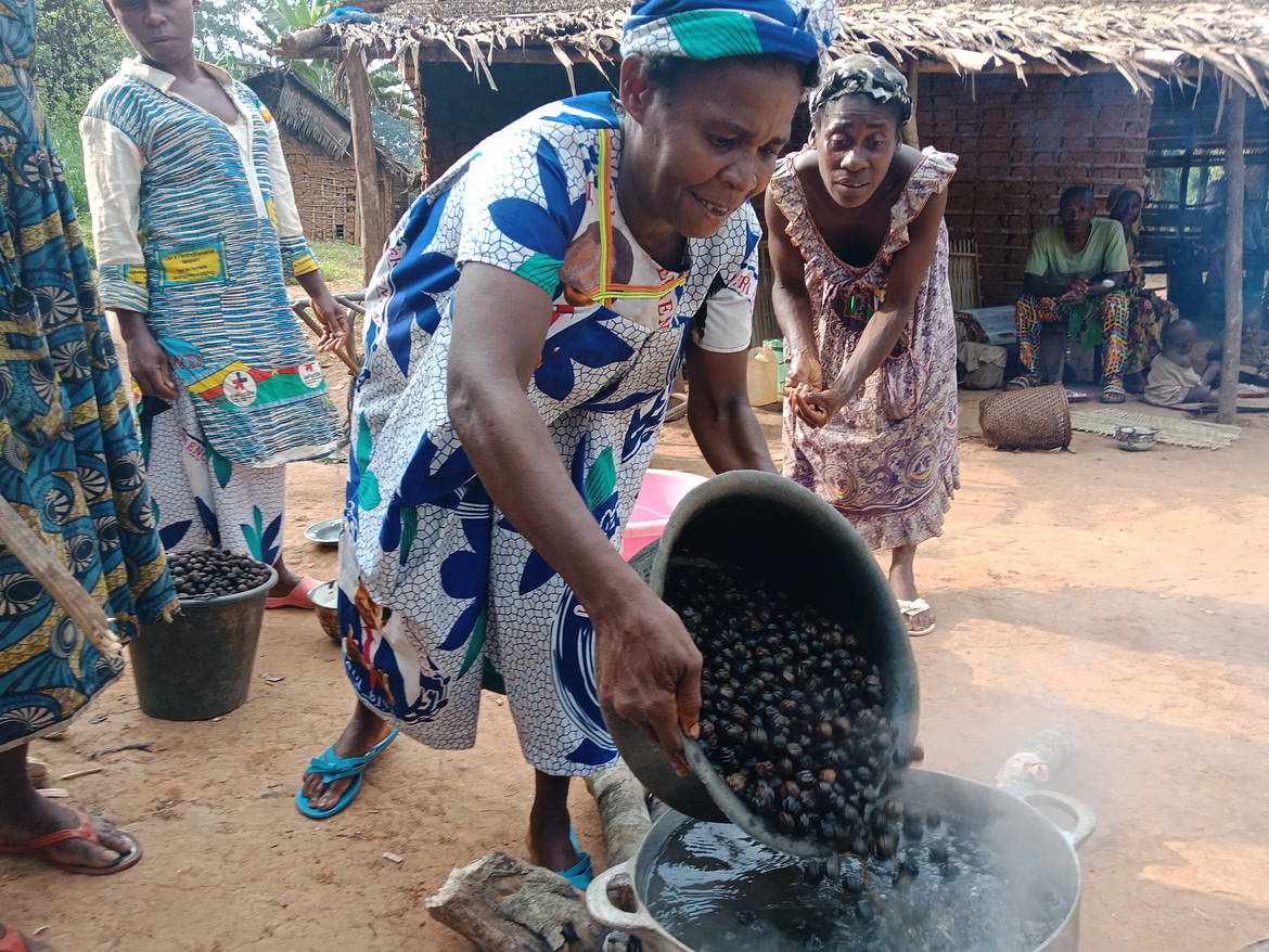 Baka women learn to process, sell non-timber forest products | WWF ...